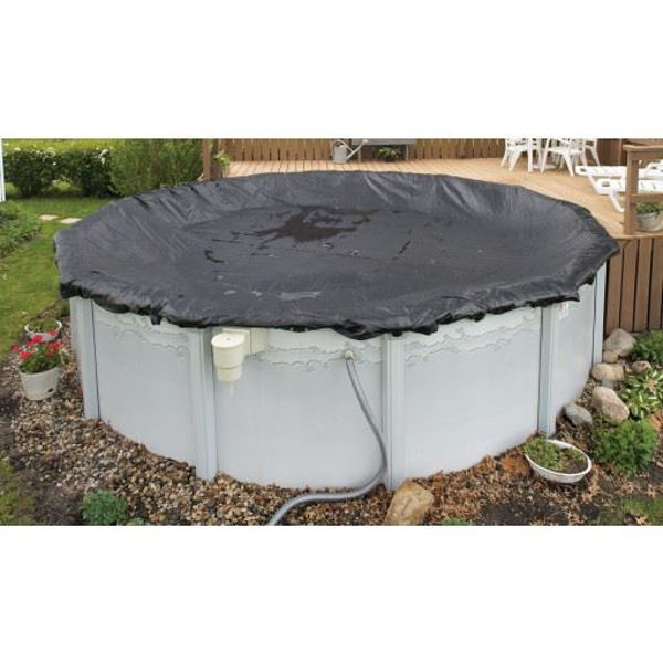 Patio Store. Above-Ground 8 Year Mesh Winter Cover For 18" Round Pool