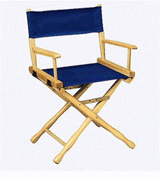 Patio Store. Gold Medal Contemporary Canvas 30" Director Chair